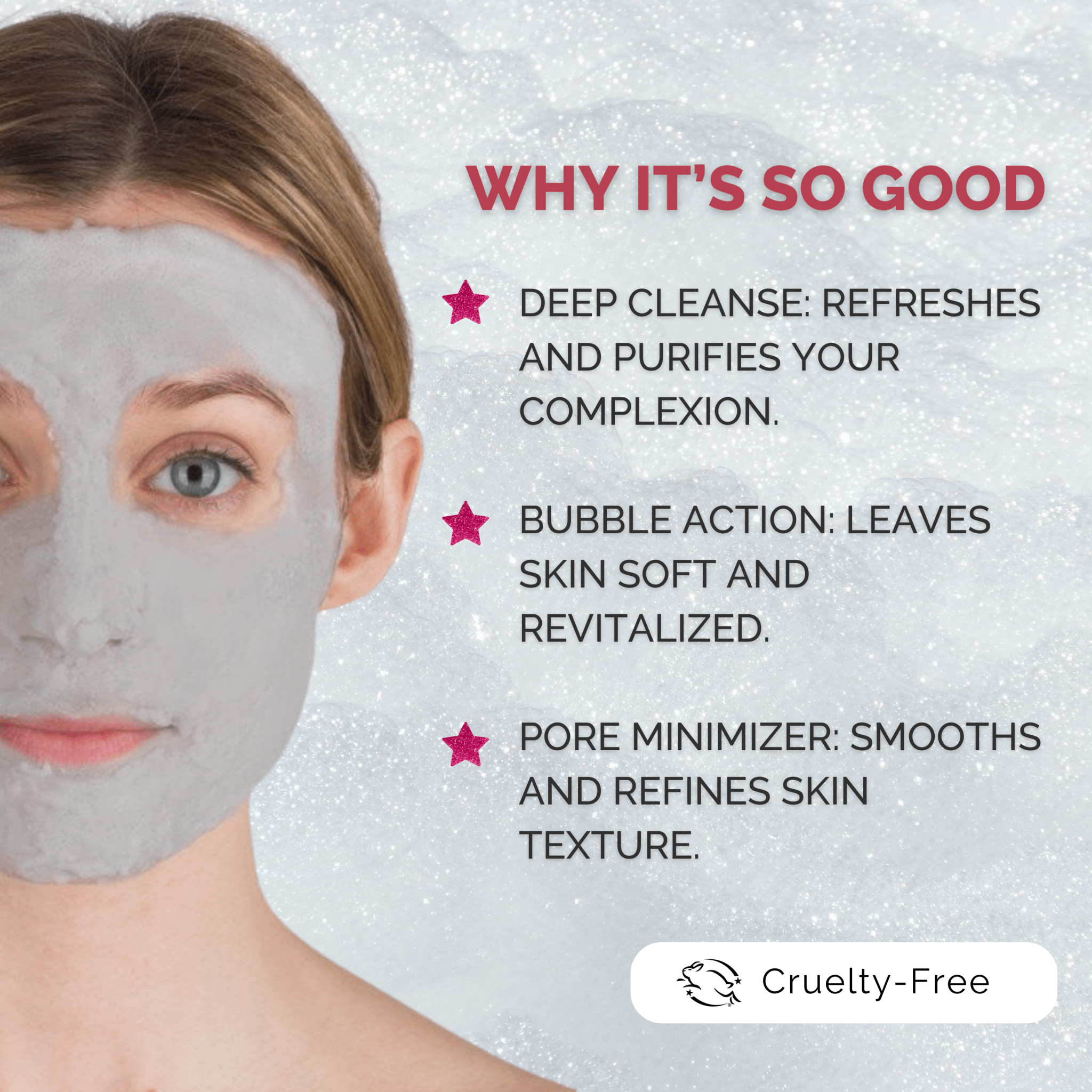 Bubble Face Mask | Foaming Face Mask | Elizabeth Mott