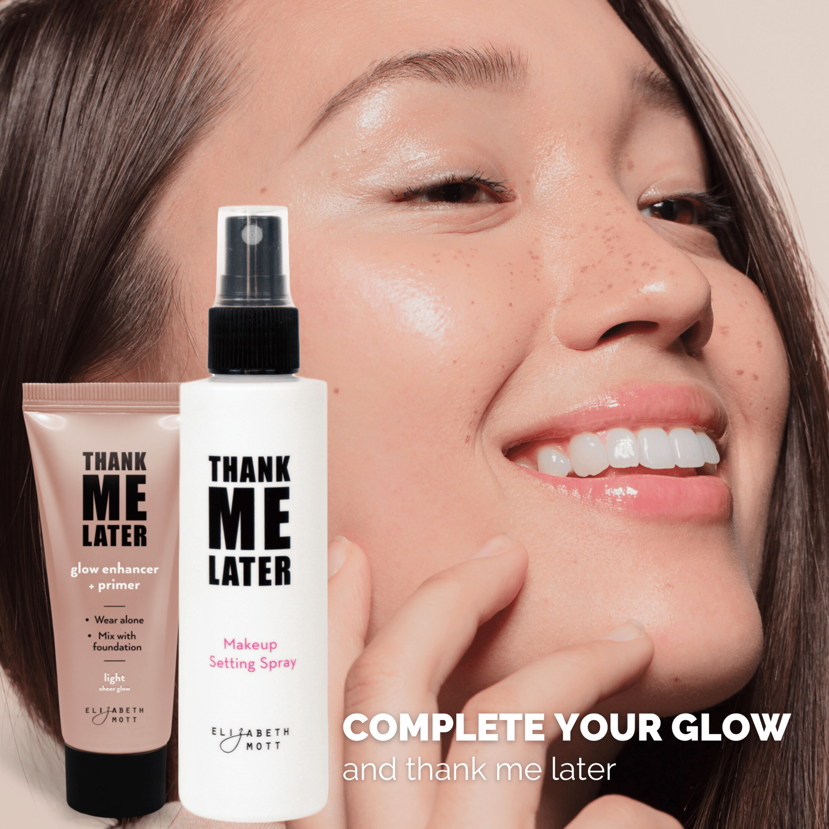 Thank Me Later Glow Enhancer and Primer – Elizabeth Mott